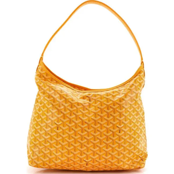 Goyard Boheme Hobo Coated Canvas - Yellow