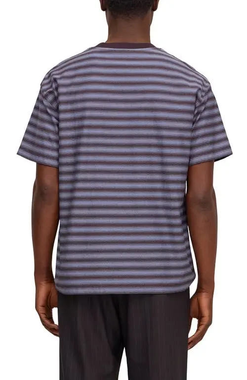 Nn07 Lionel Striped Organic Cotton T-shirt