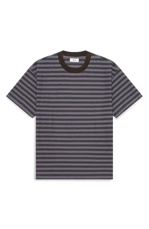 Nn07 Lionel Striped Organic Cotton T-shirt