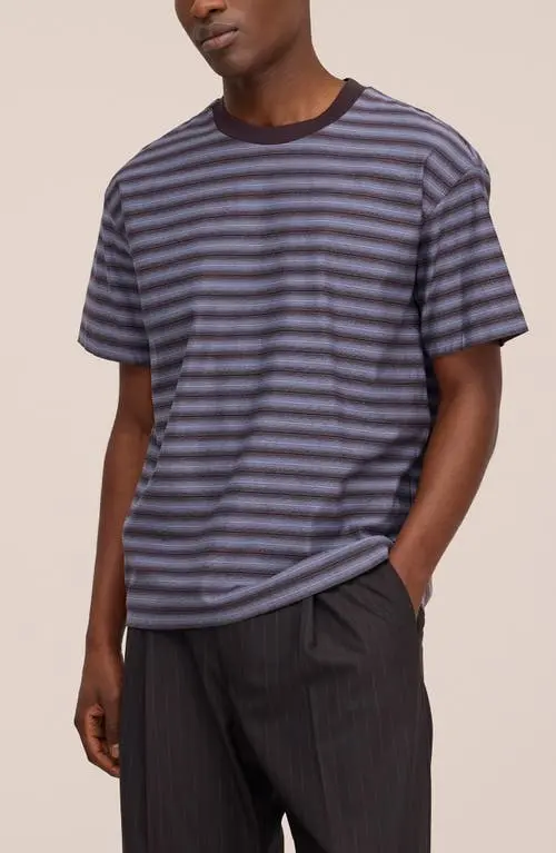 Nn07 Lionel Striped Organic Cotton T-shirt