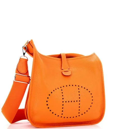 Hermès Evelyne Bag Gen Iii Clemence Pm - Orange
