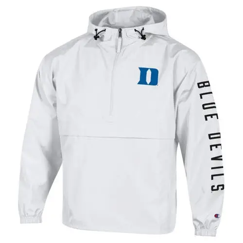 Champion Duke Blue Devils Packable Half-zip Hooded Jacket