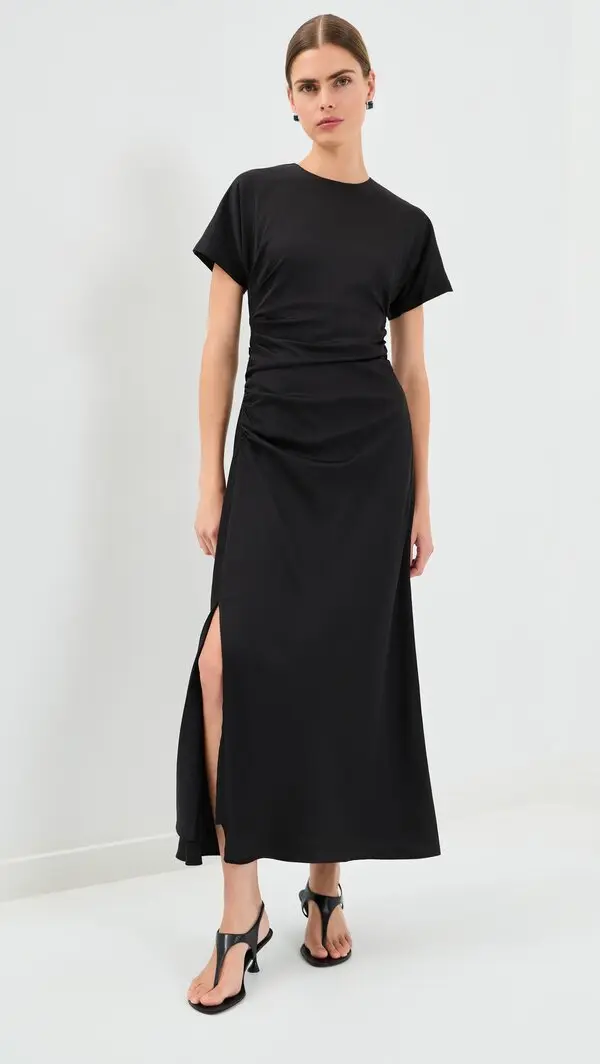 Simkhai Marabella Draped Midi Dress