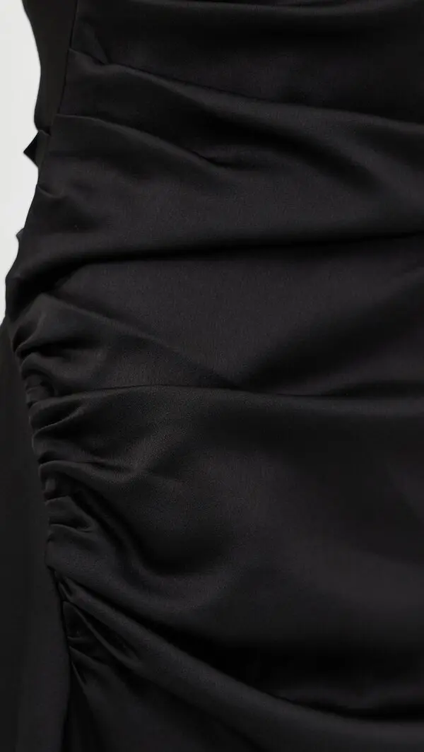 Simkhai Marabella Draped Midi Dress