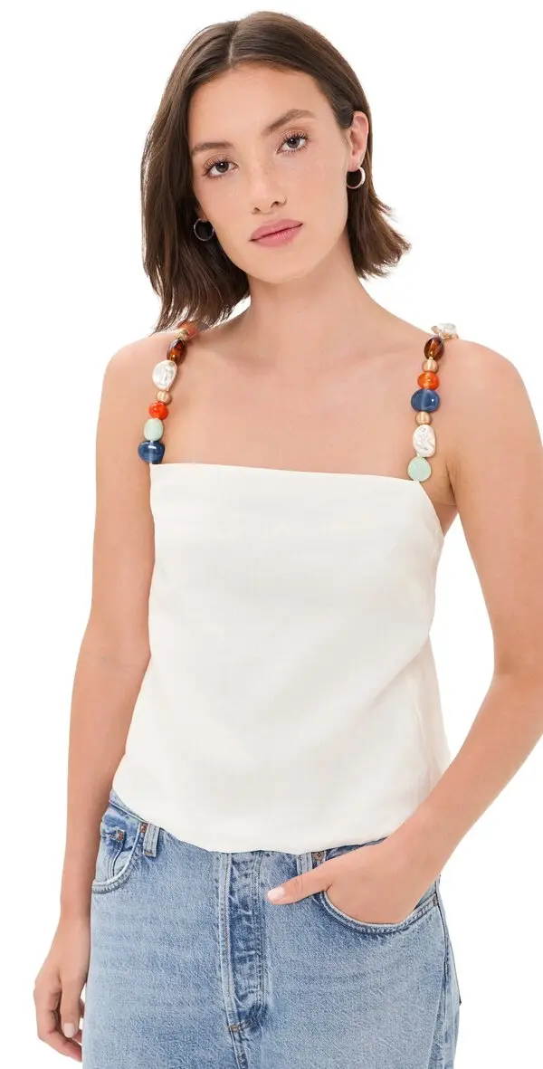 Cult Gaia Eira Top - Off White