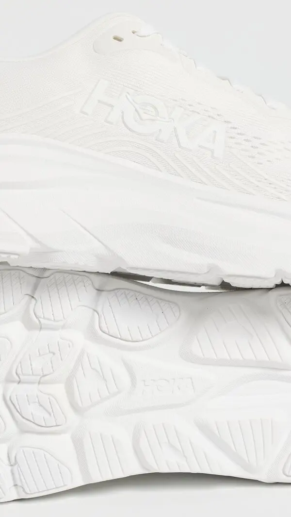 HOKA® Clifton Knit Sneakers - White