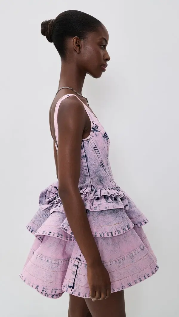 AKNVAS Kaitlyn Denim Fit And Flare Dress