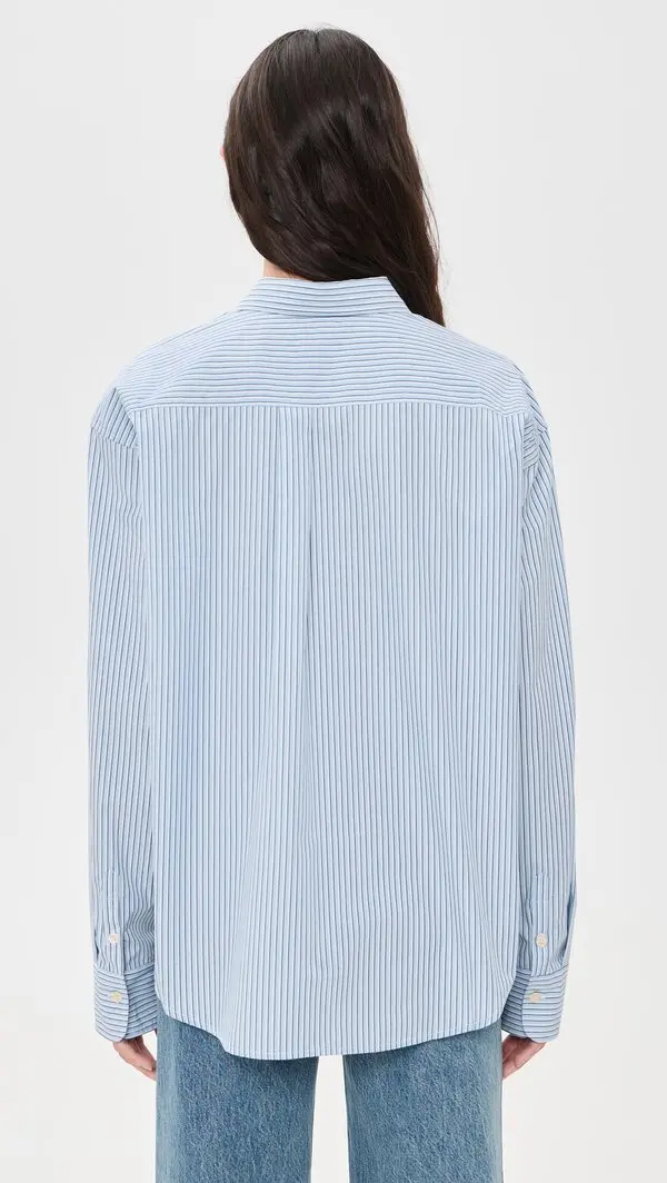 Good American The Poplin Easy Shirt