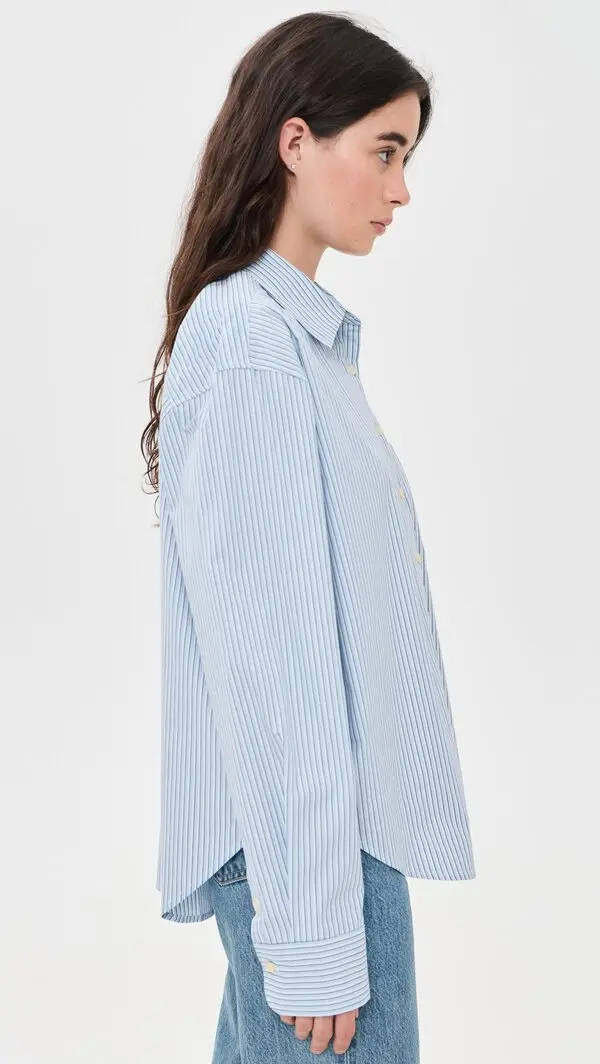 Good American The Poplin Easy Shirt