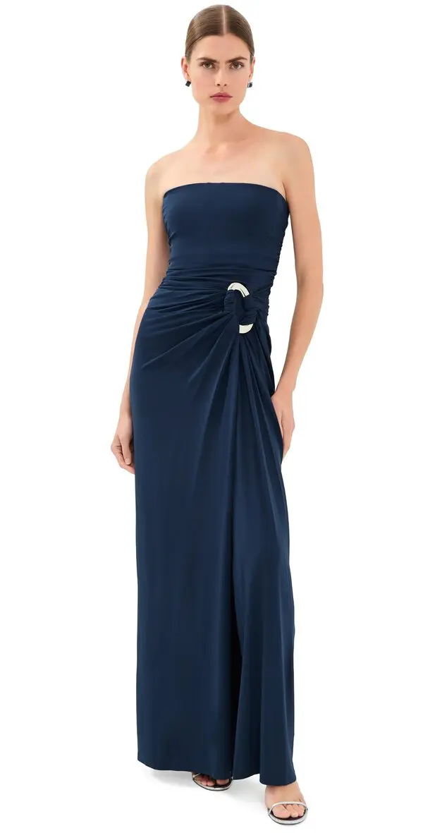 Simkhai Emma Bustier Gown - Midnight