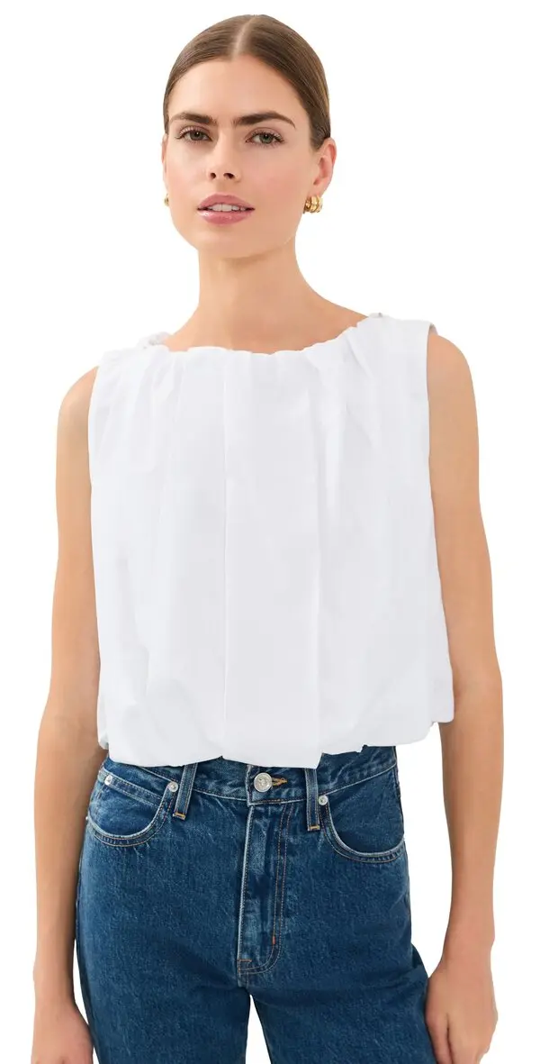 Co Bubble Top - White