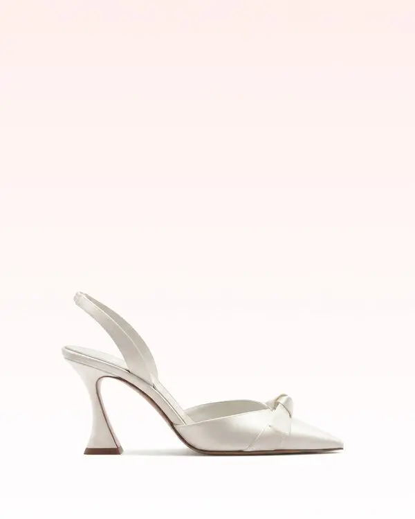 ALEXANDRE BIRMAN Clarita Bell Slingback 85 - Bianco