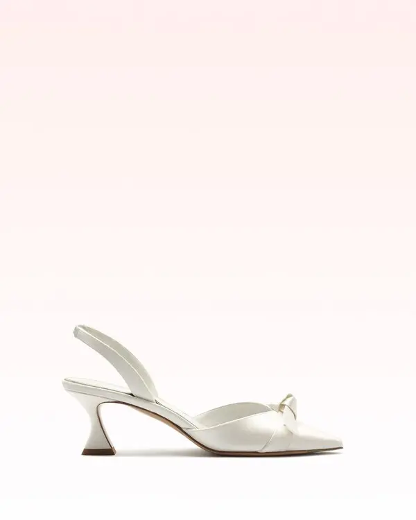 ALEXANDRE BIRMAN Clarita Bell Slingback 60 - Bianco
