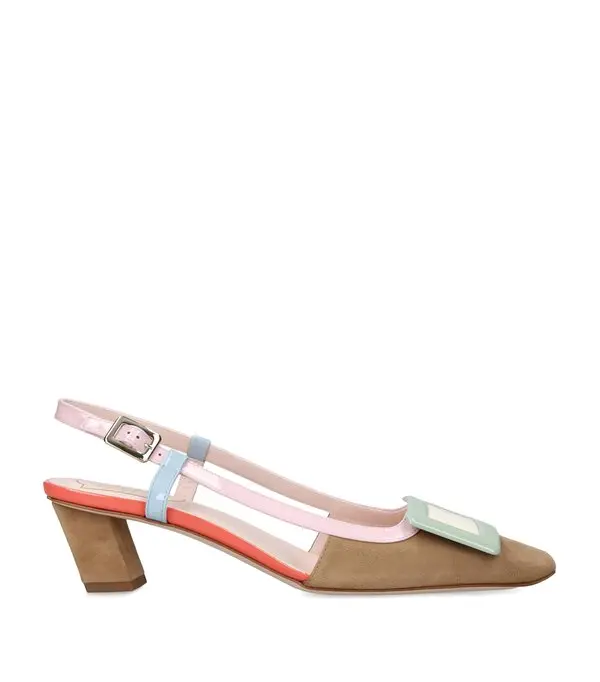 ROGER VIVIER Belle Vivier Slingback Pumps 45 - Pink