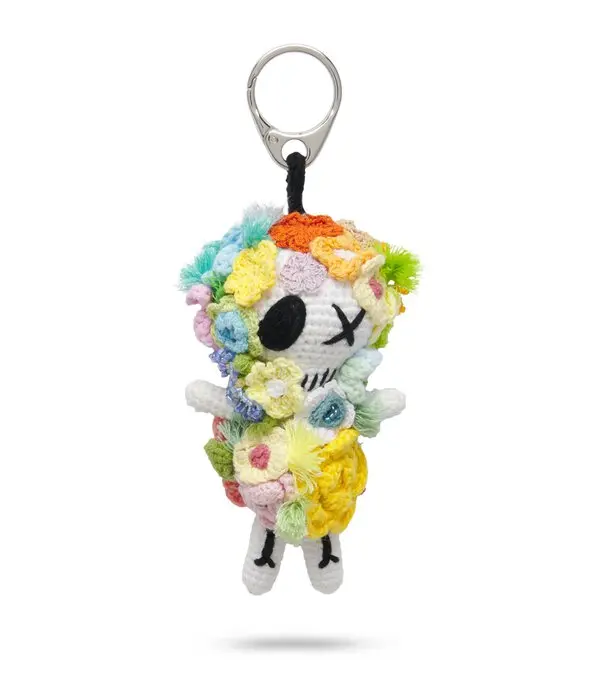 Alexander McQueen The Doll Rose Bag Charm - Gold