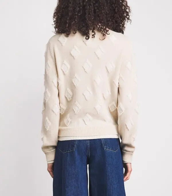 BARRIE Cashmere Argyle Sweater