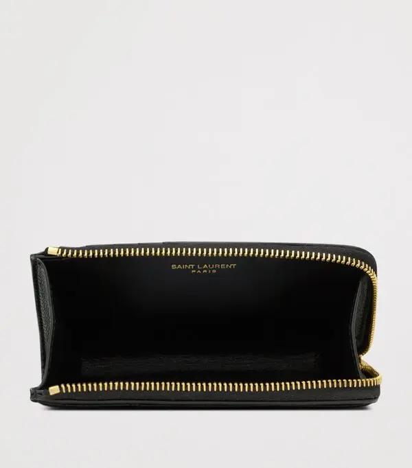 Saint Laurent Leather Jamie Card Case