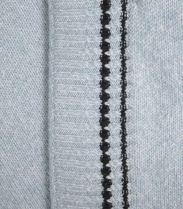 BARRIE Mottled Cashmere Wide-leg Trousers