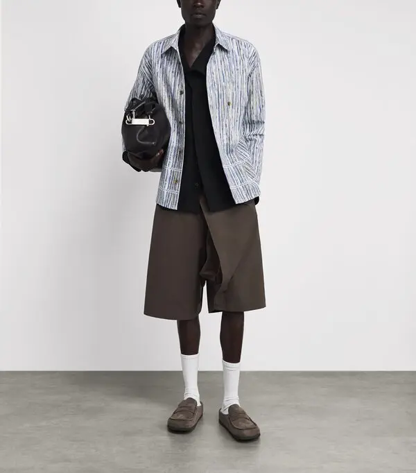 Issey Miyake Wide-leg Chino Shorts
