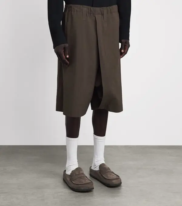Issey Miyake Wide-leg Chino Shorts