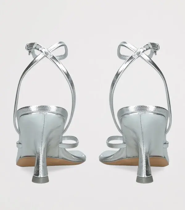 Simkhai Metallic Leather Kelsey Heeled Sandals 75