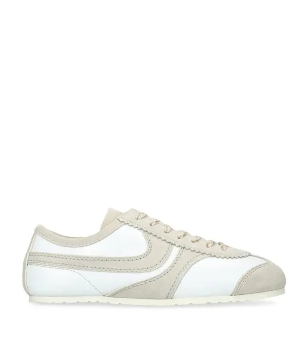 Dries Van Noten Leather Dustin Sneakers - White