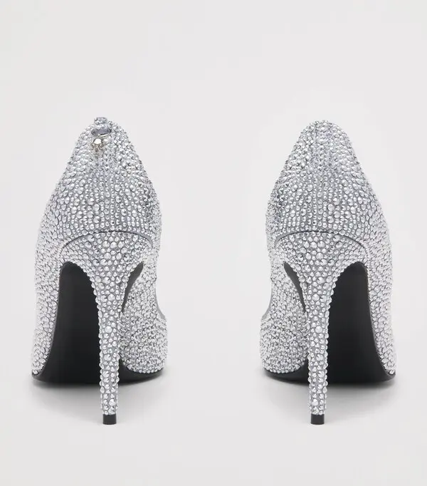 Alexander McQueen Crystal-embellished Skull Pumps 105