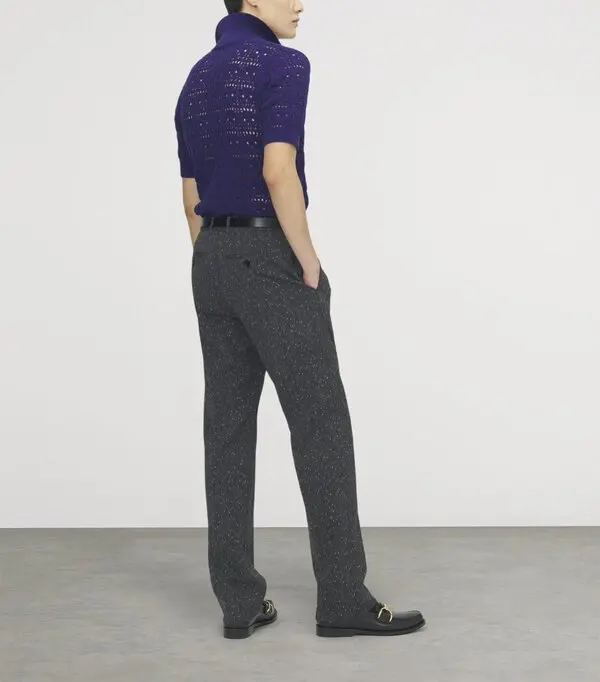 Alexander McQueen Crochet-skull Polo Shirt