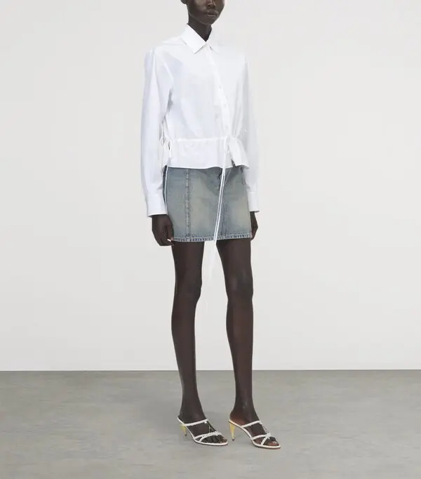 Alexander McQueen Cotton Drawstring-waist Shirt