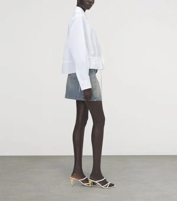 Alexander McQueen Cotton Drawstring-waist Shirt