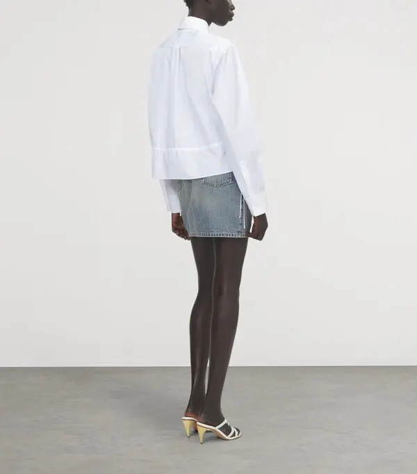 Alexander McQueen Cotton Drawstring-waist Shirt