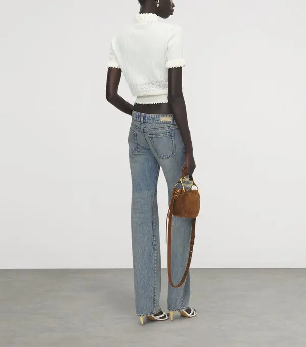 Alexander McQueen Pointelle Knit Top