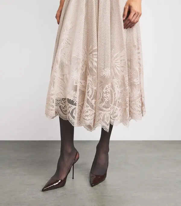 Fabiana Filippi Lace Jacquard Midi Dress