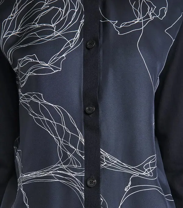 Fabiana Filippi Silk-blend Floral Cardigan