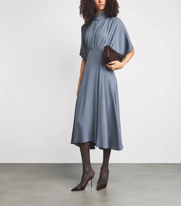 Agnona Draped Kimono Maxi Dress