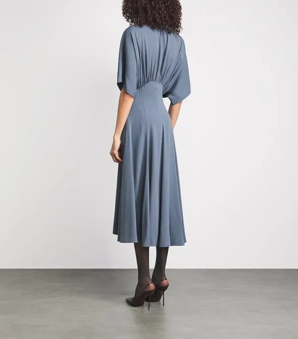 Agnona Draped Kimono Maxi Dress