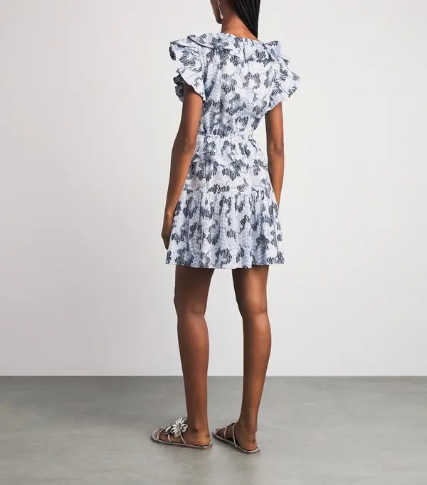 Ulla Johnson Cotton-blend Printed Mini Dress