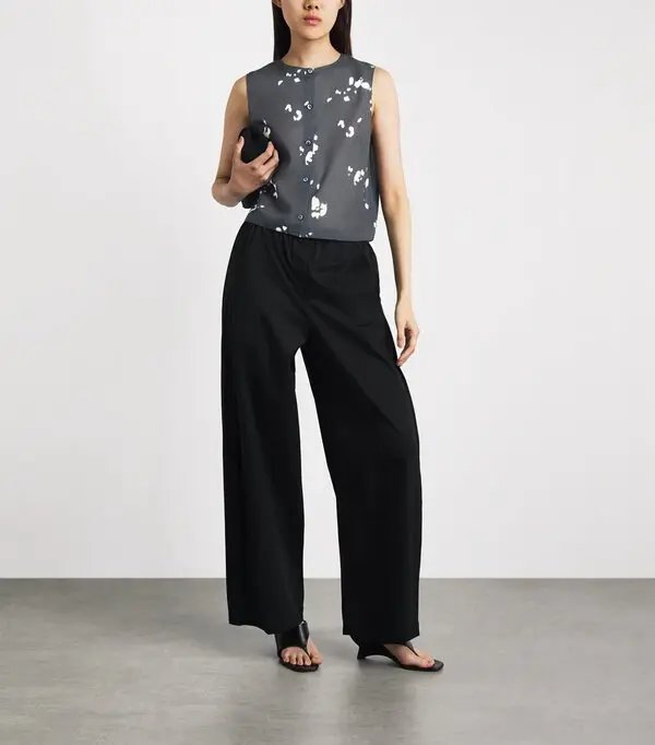 Theory Shell Printed Top