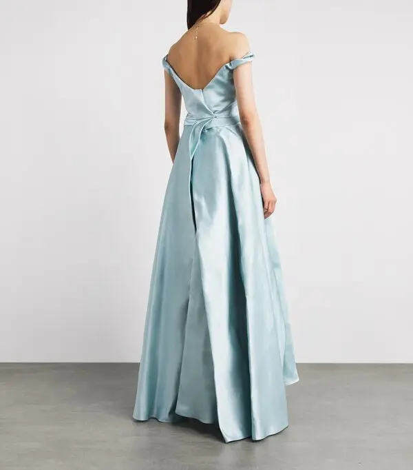 VIVIENNE WESTWOOD Silk Off-the-shoulder Gown