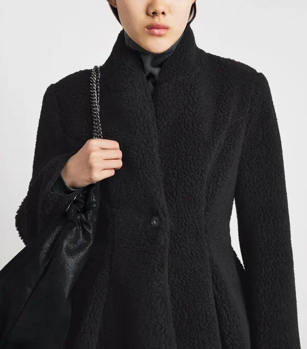 Stella McCartney Plush Peplum Jacket