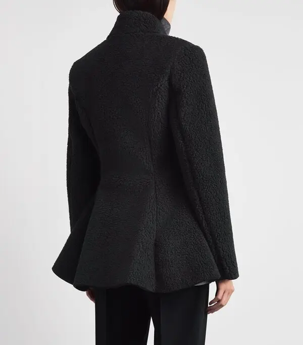 Stella McCartney Plush Peplum Jacket