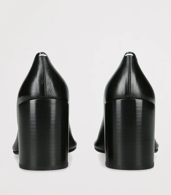 MAISON MARGIELA Leather Piped Heeled Pumps 85