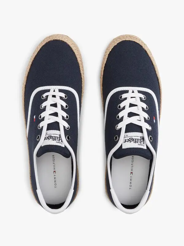Tommy Hilfiger Canvas Espadrille Hybrid Trainers
