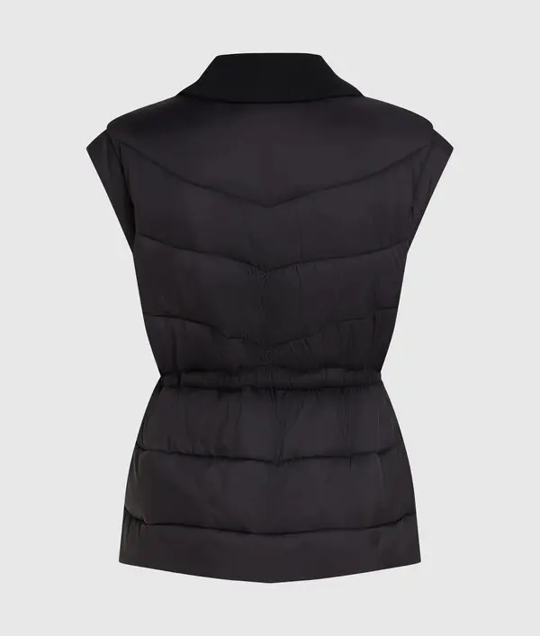 Karl Lagerfeld Drawstring-waist Quilted Gilet