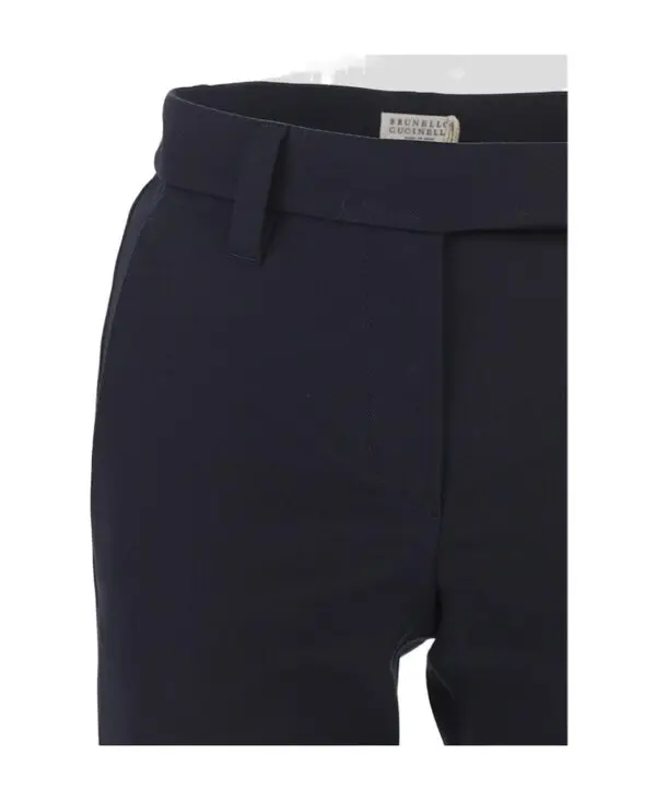 Brunello Cucinelli Cropped Stretch Trousers