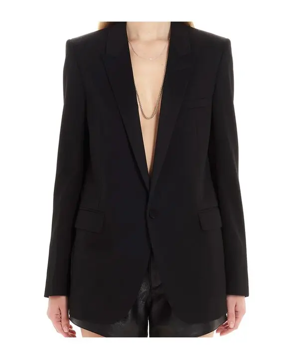 Saint Laurent Tuxedo Jacket With Peak Lapel