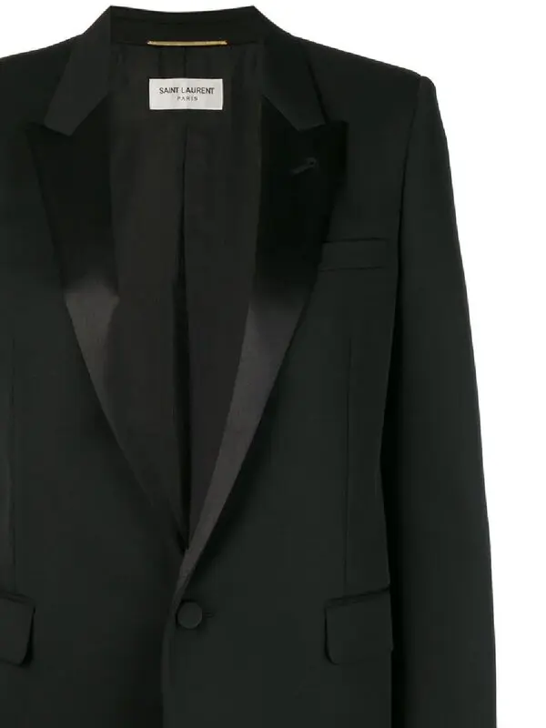 Saint Laurent Tuxedo Jacket With Peak Lapel