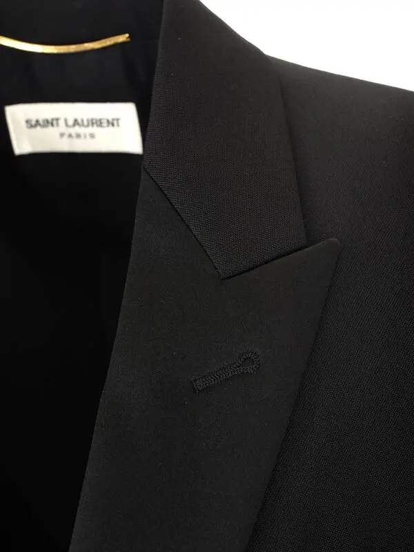 Saint Laurent Tuxedo Jacket With Peak Lapel