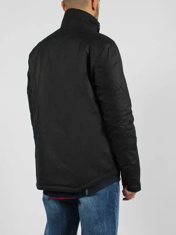Barbour Reelin Waxed Jacket - Navy Blue