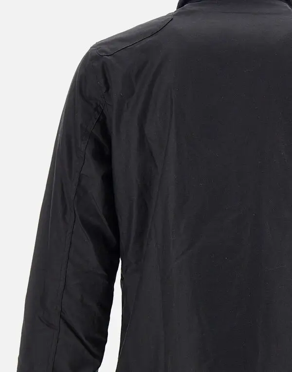 Barbour Reelin Waxed Jacket - Navy Blue